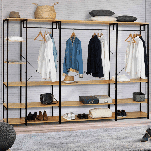 Crée ton dressing ouvert avec des portants à vêtements